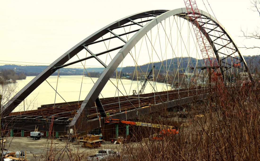 Wellsburg Bridge Is Taking Shape | News, Sports, Jobs - The Intelligencer